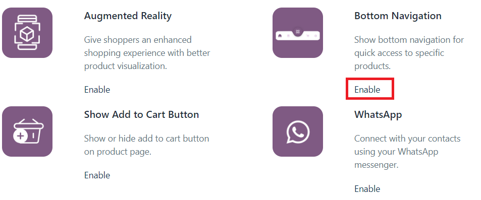 Shopify Mobile App Feature Settings | Documentation | MageNative